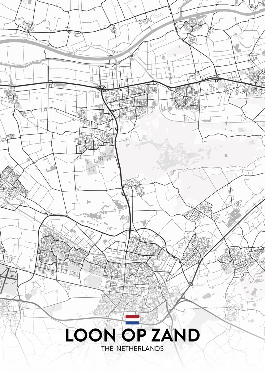 'Loop op Zand NL' Poster, picture, metal print, paint by IMR Designs ...