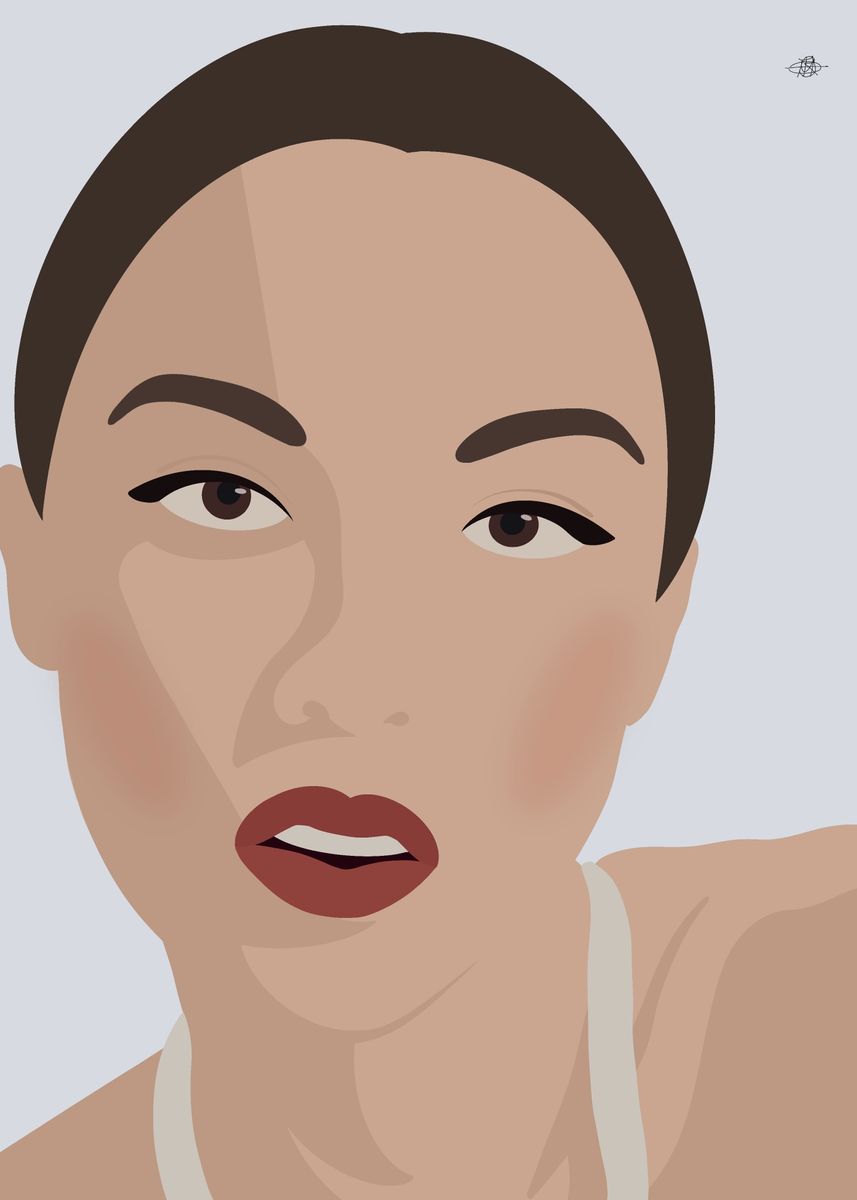 'Gloss Girl' Poster, picture, metal print, paint by MaryJane Raven ...