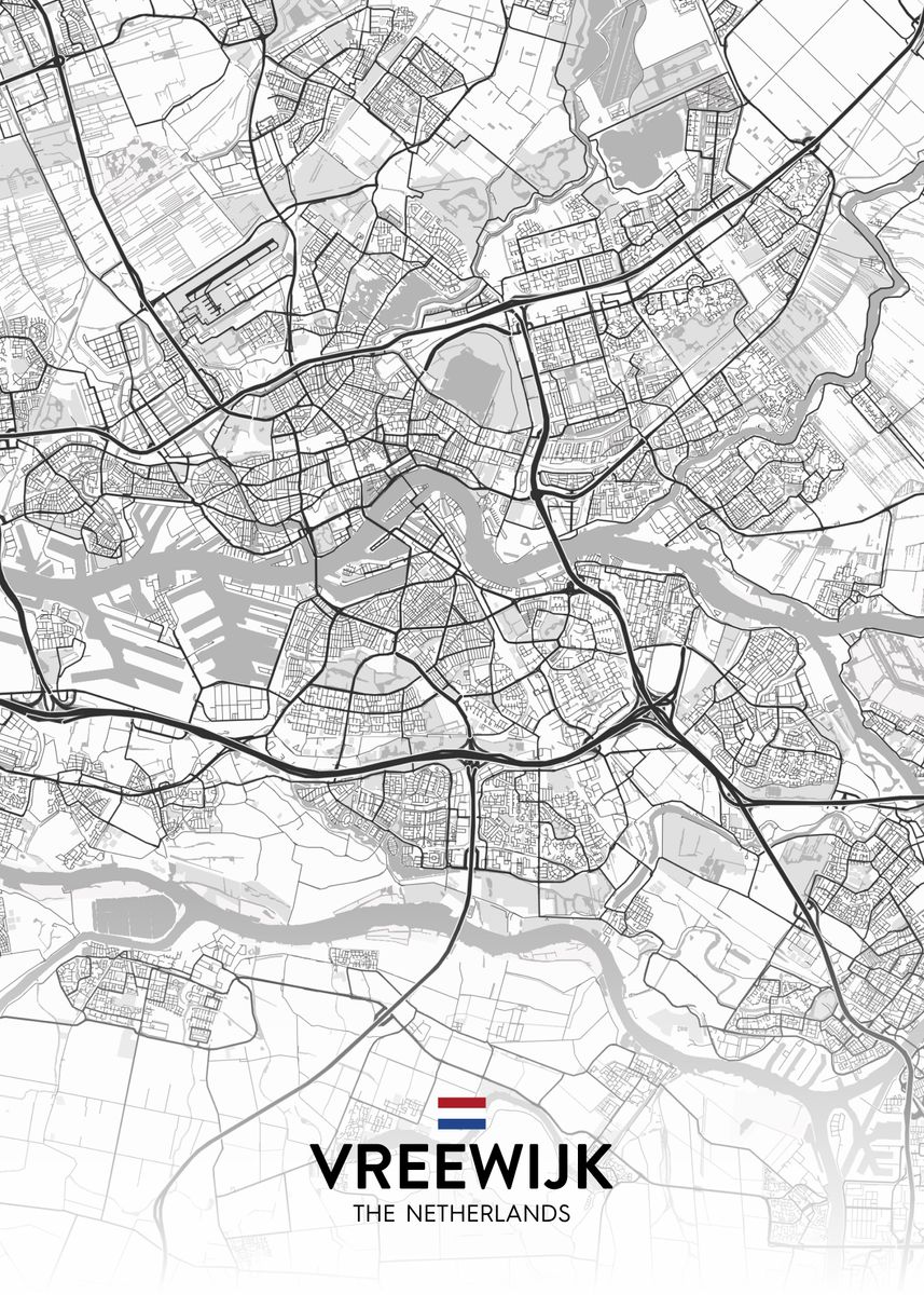 'Vreewijk NL' Poster by IMR Designs | Displate