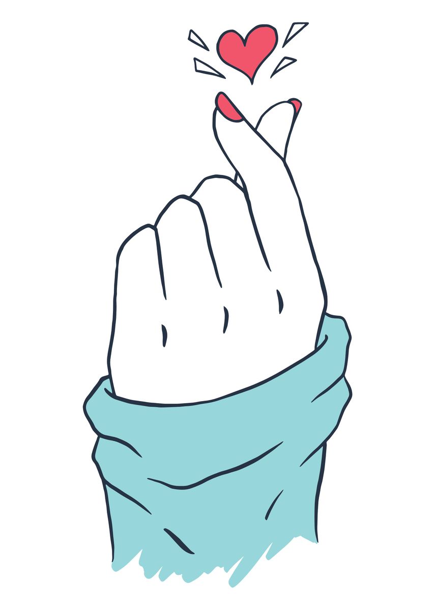 'Japanese Heart' Poster, picture, metal print, paint by Andreas ...