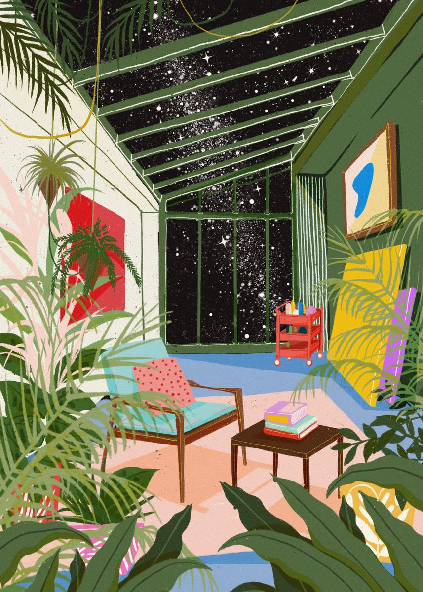 'Cozy Home' Poster, picture, metal print, paint by EurekartStudio ...