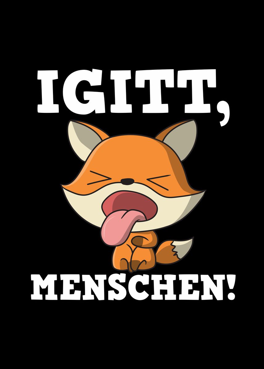 'Ugh People german' Poster by Hexor | Displate