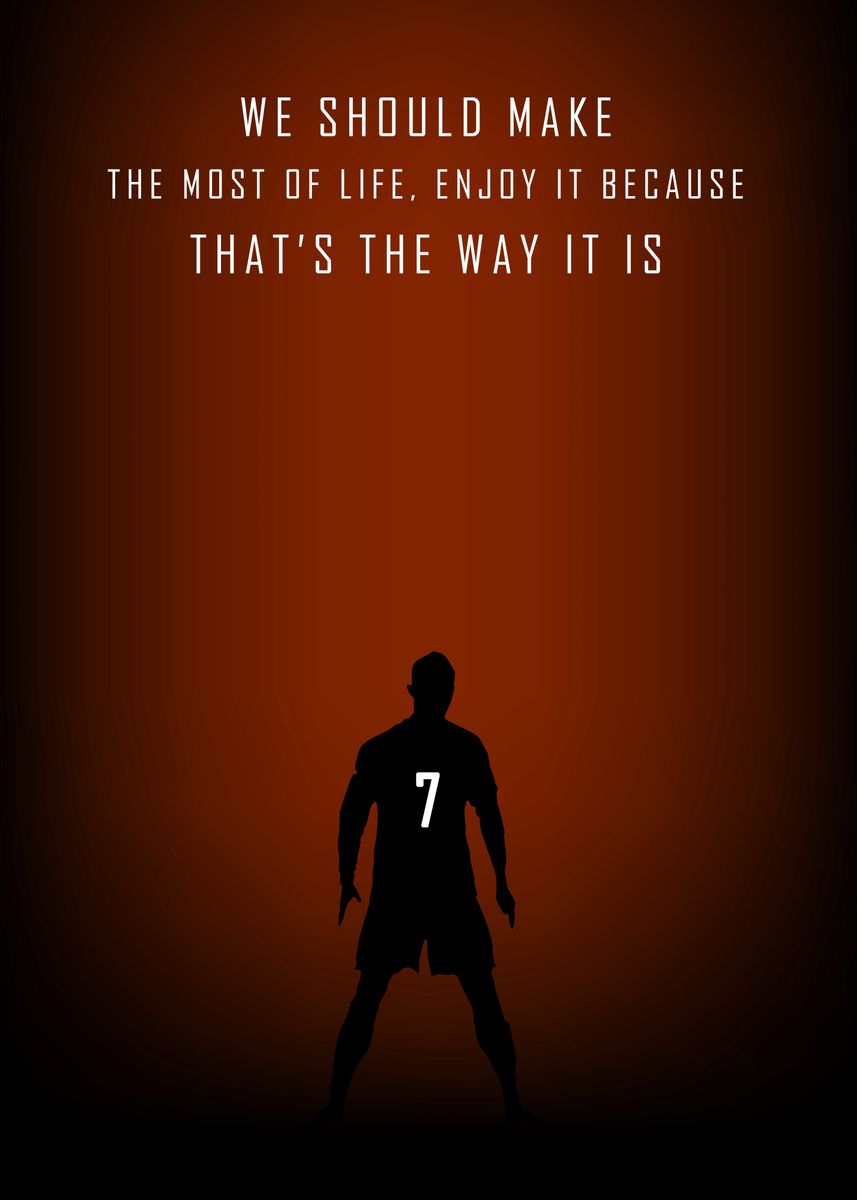 'Best Football Quotes' Poster by Football Player Retro | Displate