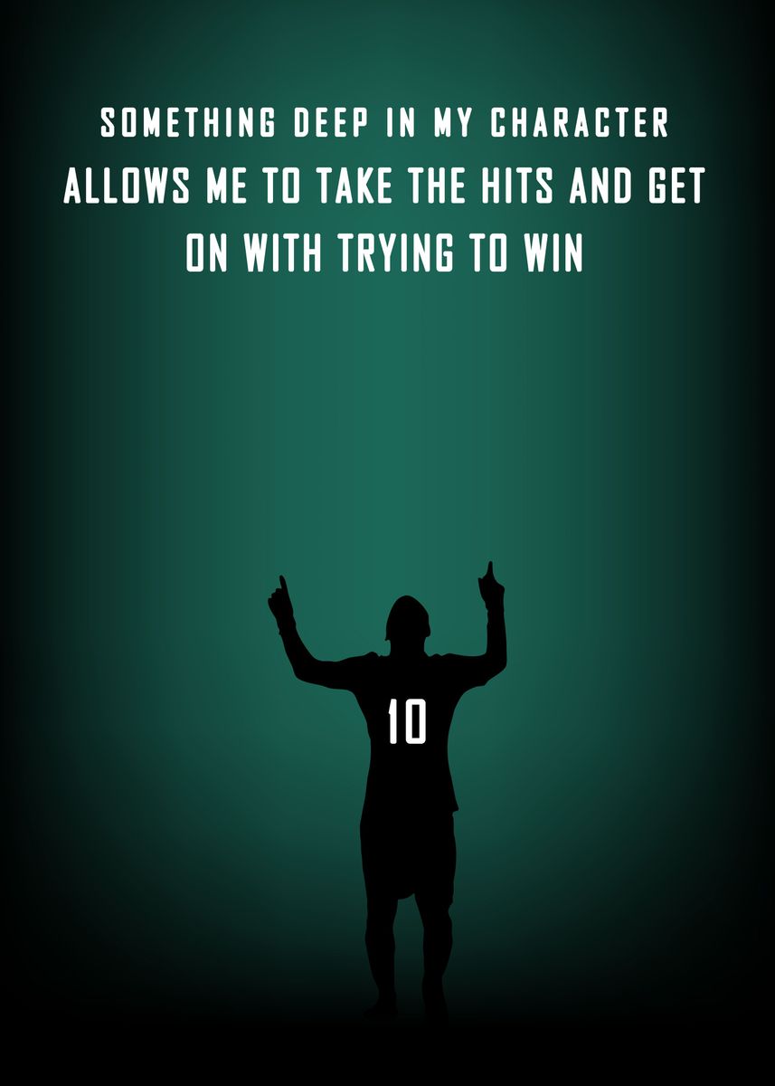 'Best Football Quotes' Poster by Retro Football | Displate