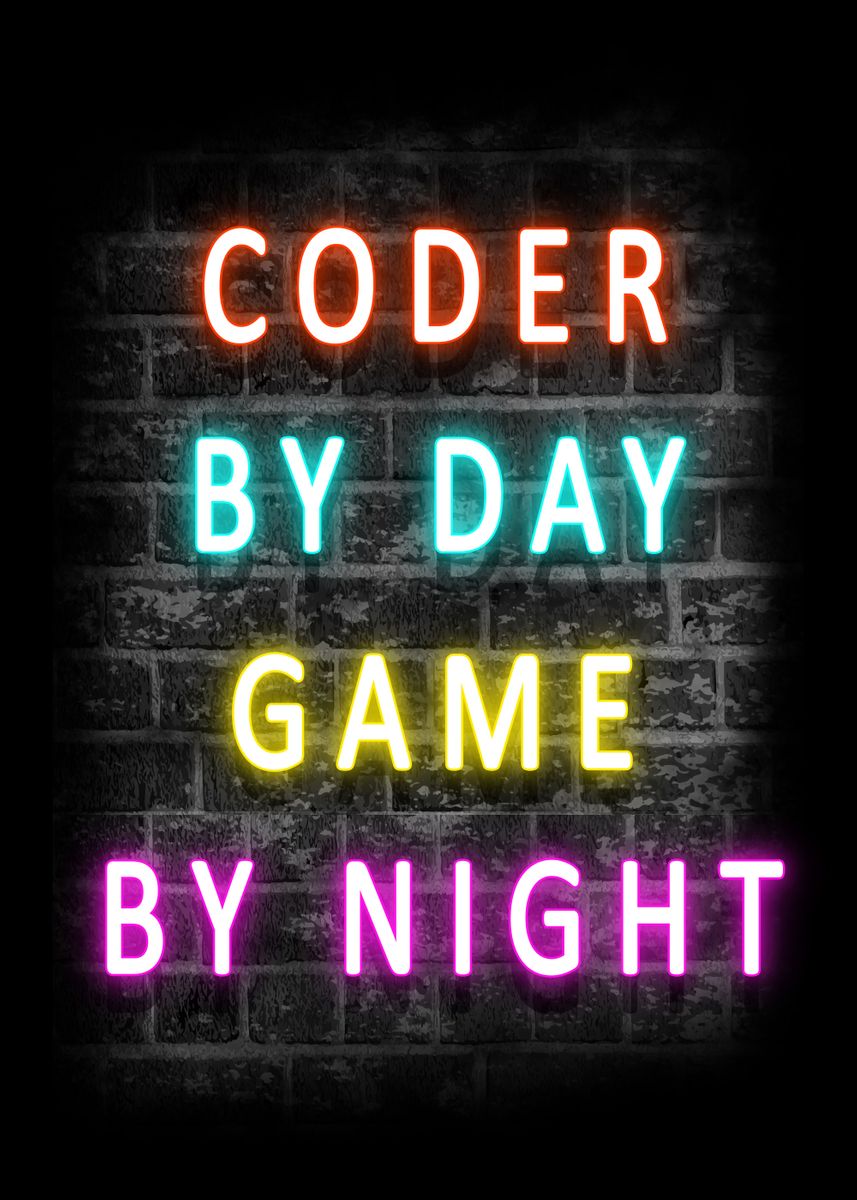 'Quotes Gaming Game' Poster, picture, metal print, paint by LeighHorne ...