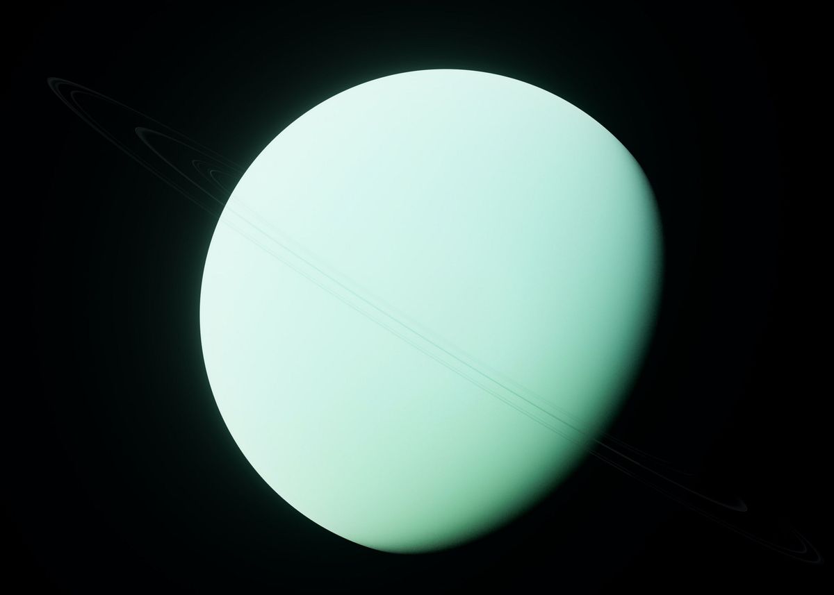 'Uranus Planet' Poster by Creativity Art | Displate