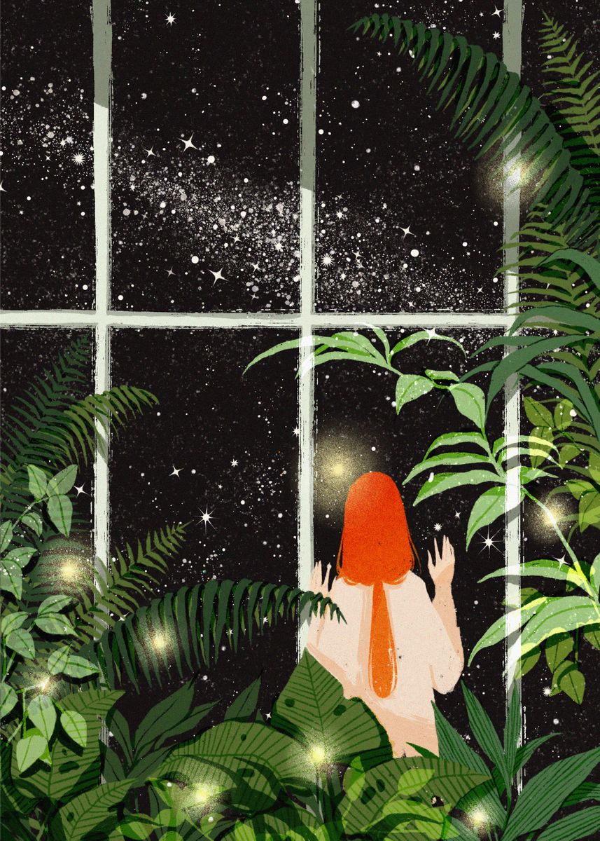 'Longing' Poster, picture, metal print, paint by EurekartStudio | Displate