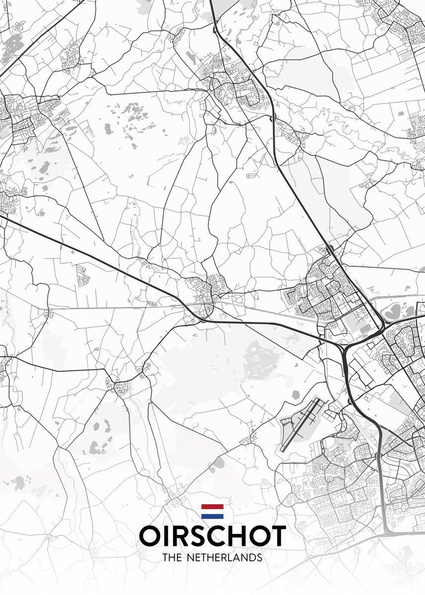 'Oirschot NL' Poster, picture, metal print, paint by IMR Designs | Displate