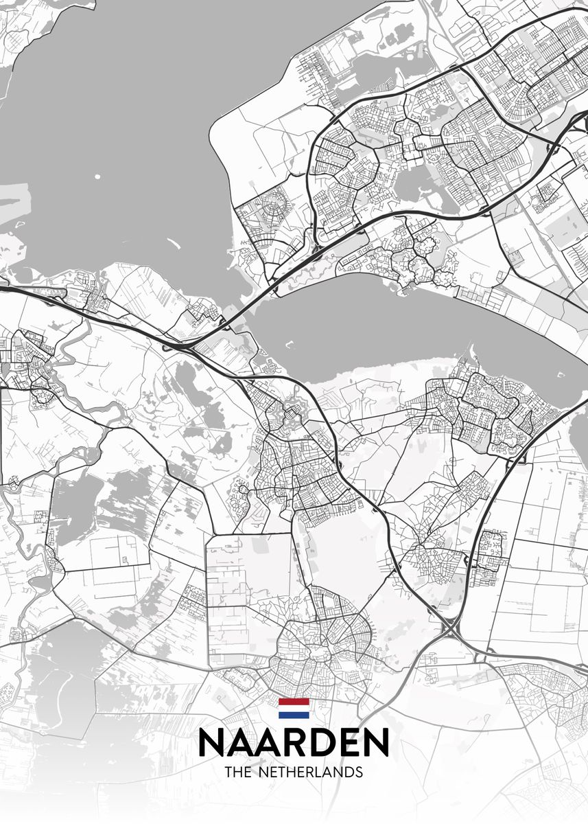 'Naarden NL' Poster, picture, metal print, paint by IMR Designs | Displate