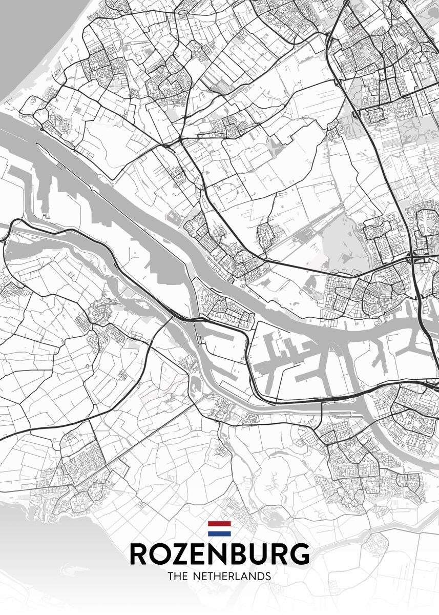 'Rozenburg NL' Poster, picture, metal print, paint by IMR Designs ...