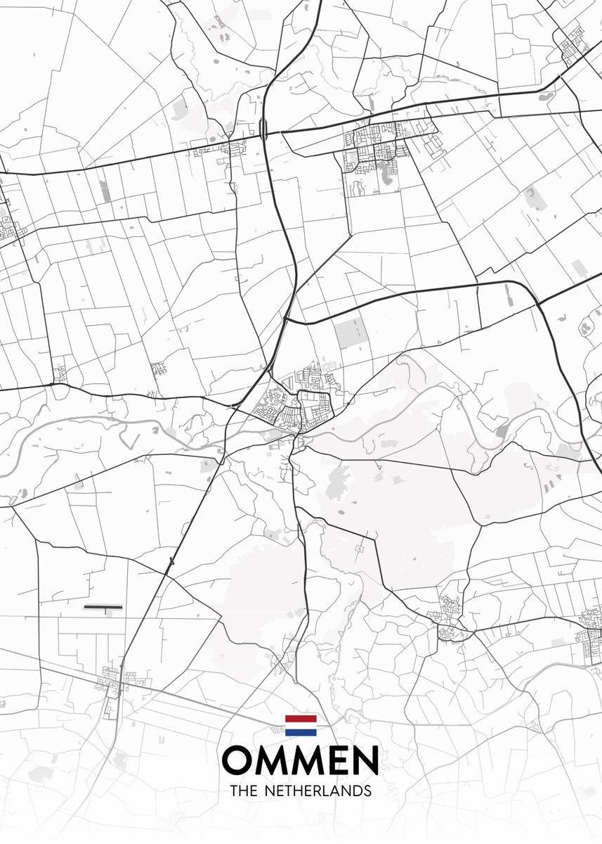 'Ommen NL' Poster, picture, metal print, paint by IMR Designs | Displate