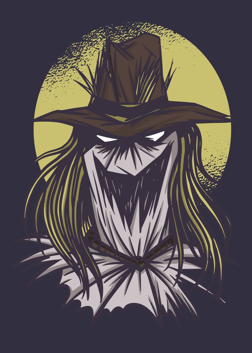 'Creepy scarecrow' Poster by Bombdesign | Displate