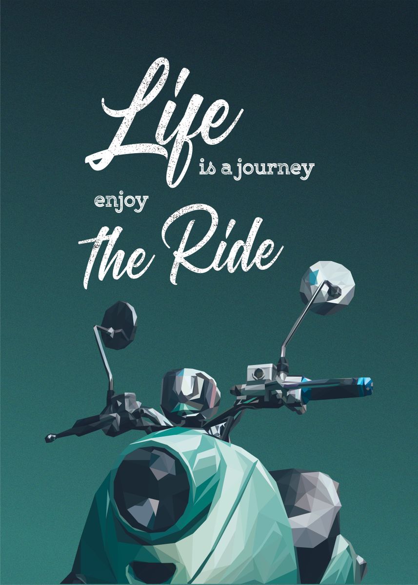 'inspirational text art' Poster, picture, metal print, paint by ...