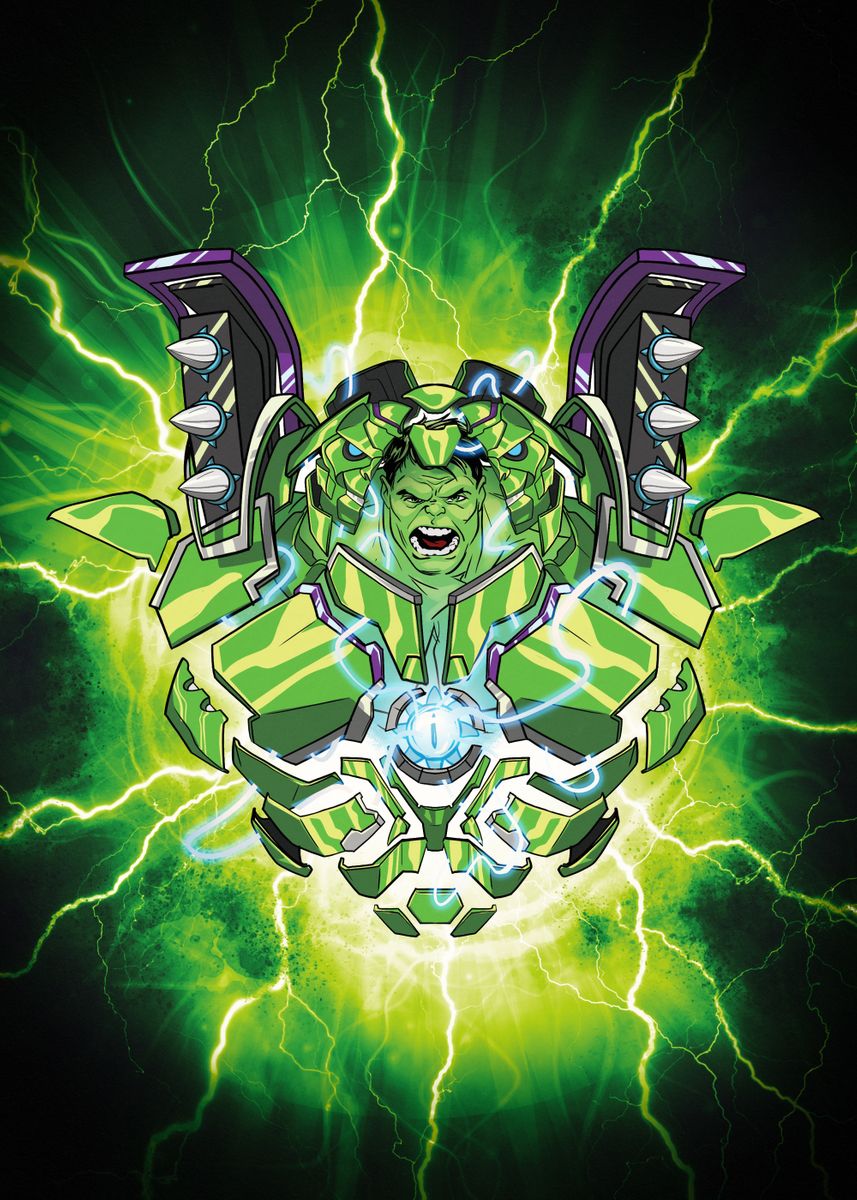 'Hulk Thunder' Poster by Marvel | Displate