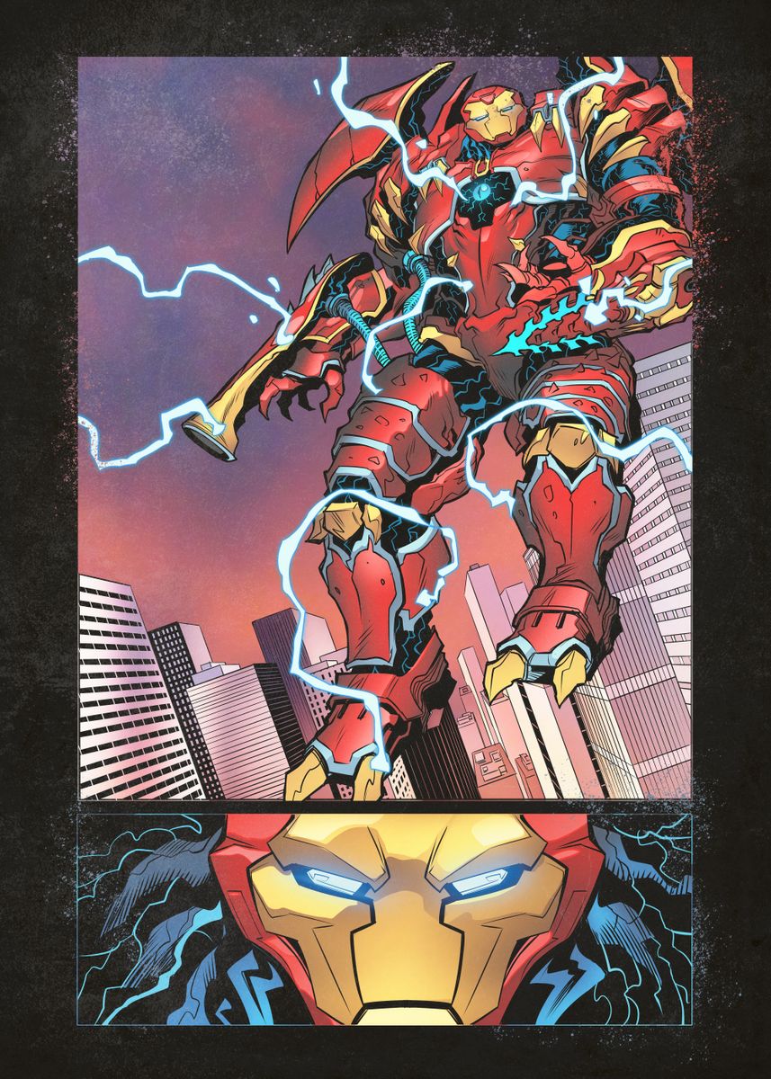 'Mech Strike Comics 4' Poster, picture, metal print, paint by Marvel ...