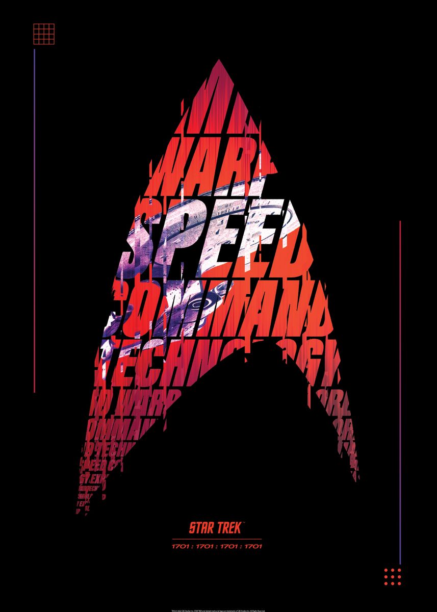 'Speed Command' Poster, picture, metal print, paint by Star Trek | Displate