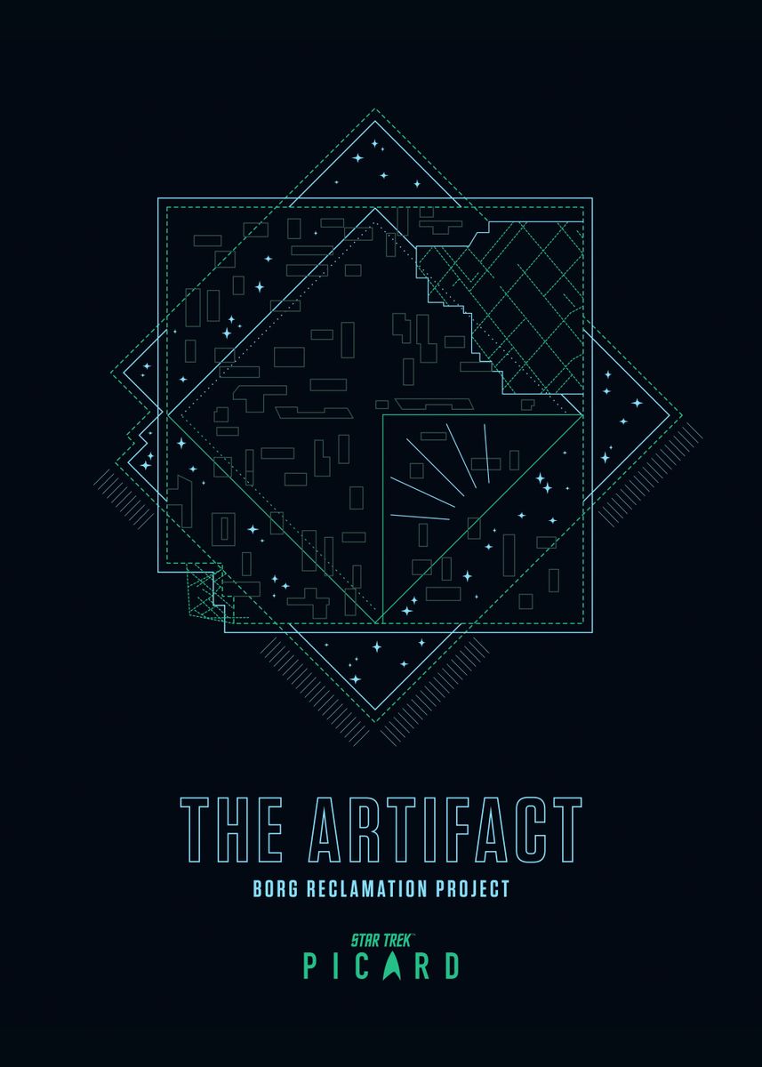 'The Artifact' Poster, picture, metal print, paint by Star Trek | Displate