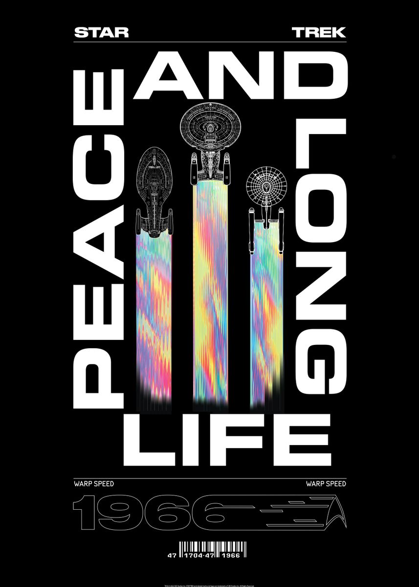 'Peace and long life' Poster, picture, metal print, paint by Star Trek ...