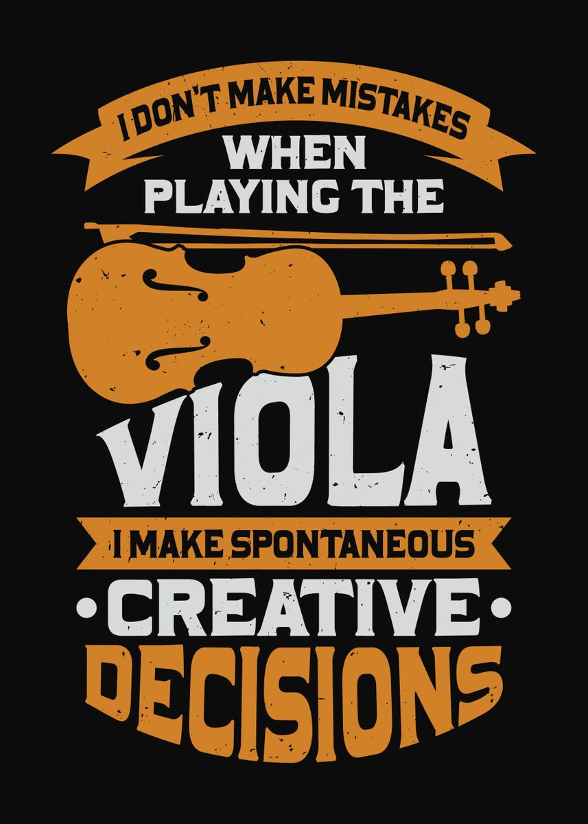 'Viola Player Violist' Poster, picture, metal print, paint by Marcel ...