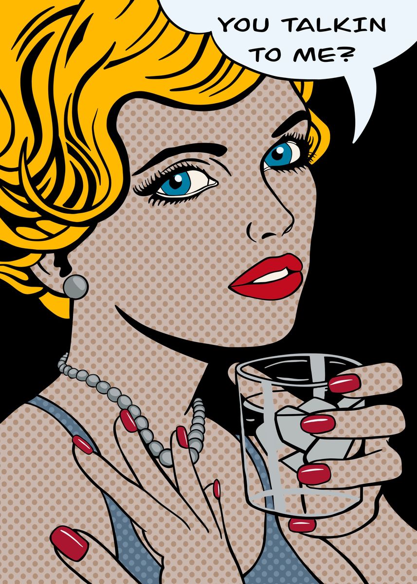 'Retro comics' Poster by Mild pic | Displate