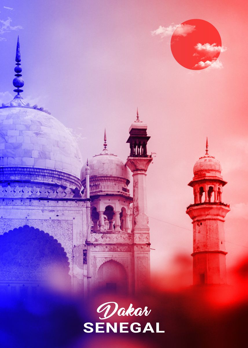 'Visit Senegal' Poster, picture, metal print, paint by INDO ART | Displate