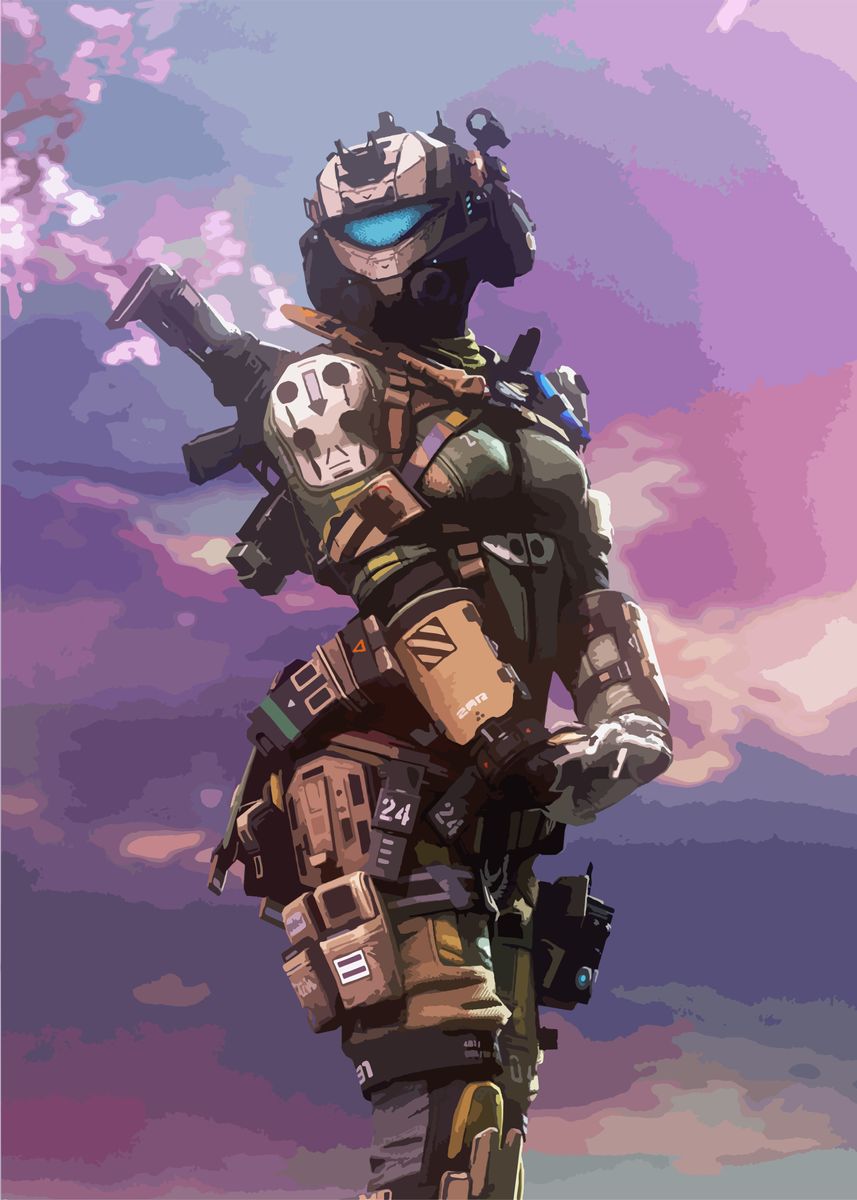 'Titanfall 2' Poster, picture, metal print, paint by Ивона Блечарчик ...