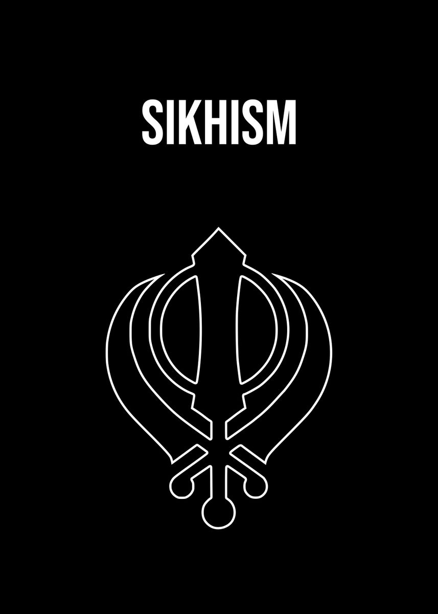 'Sikhism' Poster, picture, metal print, paint by Lenny | Displate
