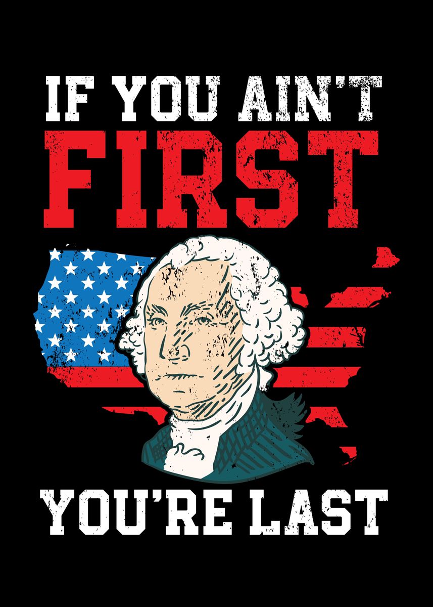 'USA Joke' Poster, picture, metal print, paint by NAO | Displate