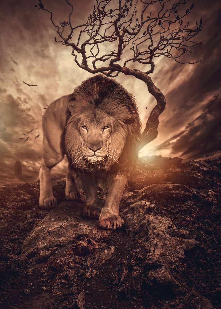 'MAJESTY' Poster, picture, metal print, paint by MOHAMMED ESSEGHIR EL ...