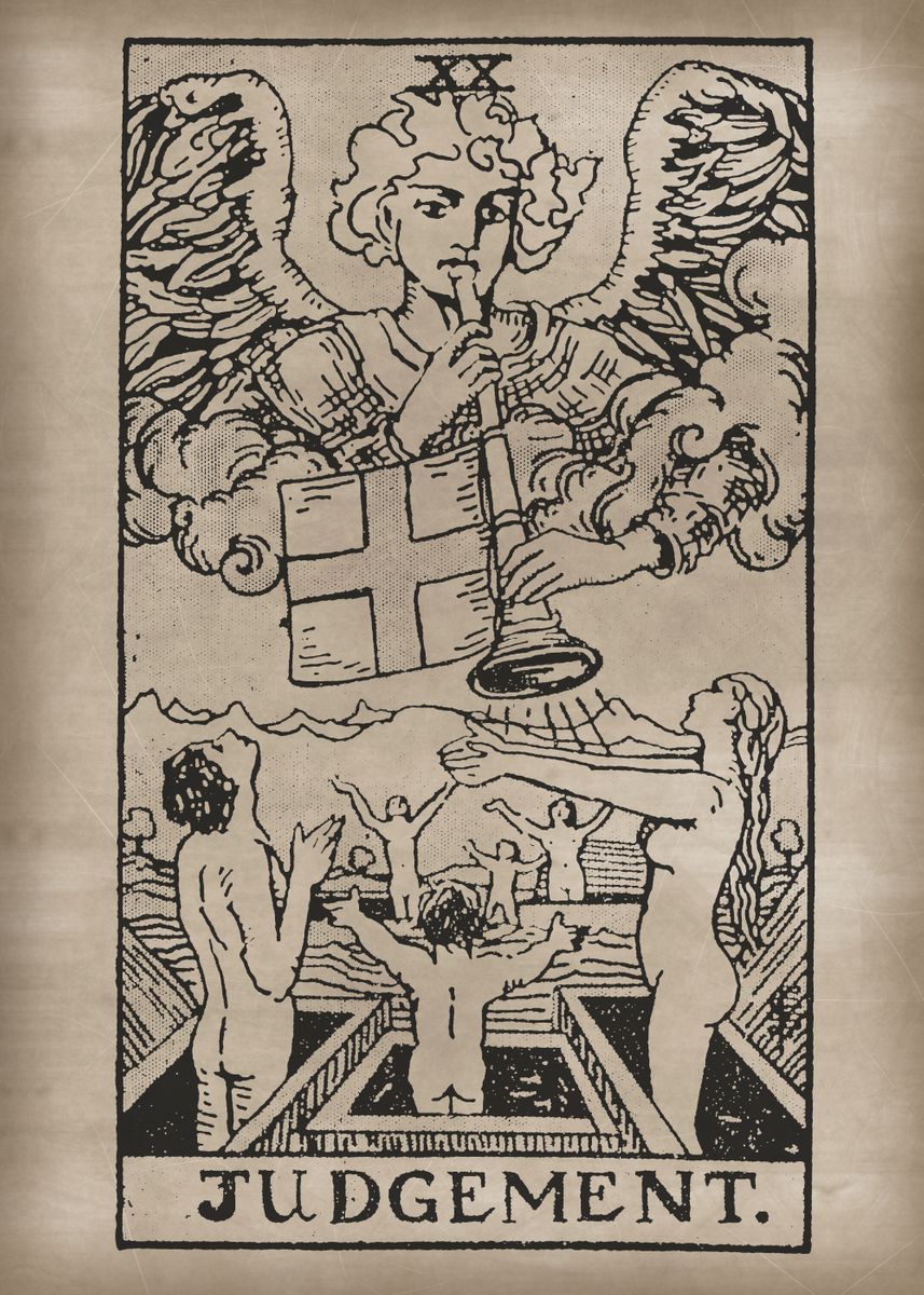 'Judgement Tarot Card' Poster by XandYart | Displate