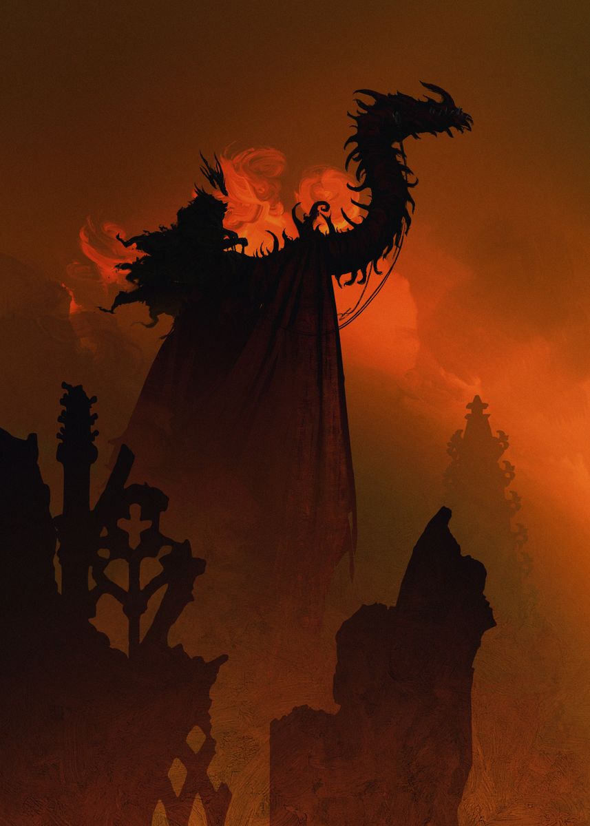 'Dark Rider on the top' Poster, picture, metal print, paint by Anato ...