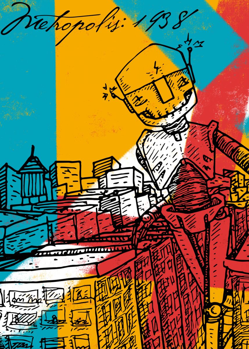 'Metropolis 1938' Poster, picture, metal print, paint by nicholas colen ...