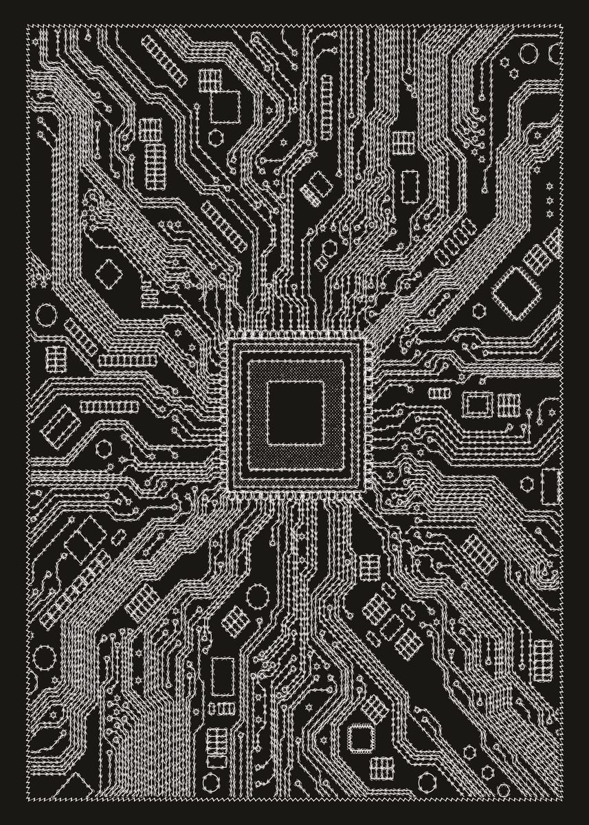 'Computer CPU Processor ' Poster, picture, metal print, paint by ...