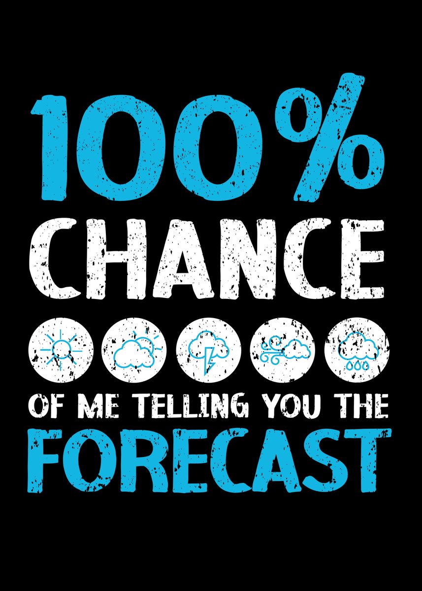 'Meteorologist' Poster, picture, metal print, paint by NAO | Displate