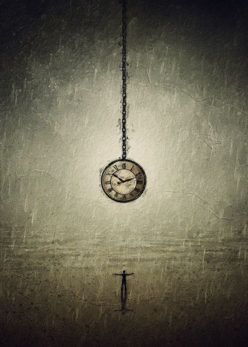 'conceptual time painting' Poster, picture, metal print, paint by ...
