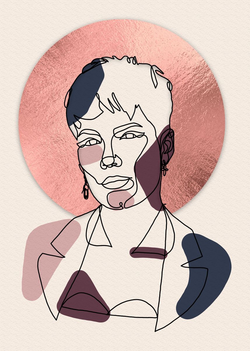 'Halsey ' Poster, picture, metal print, paint by The GraphBOX | Displate