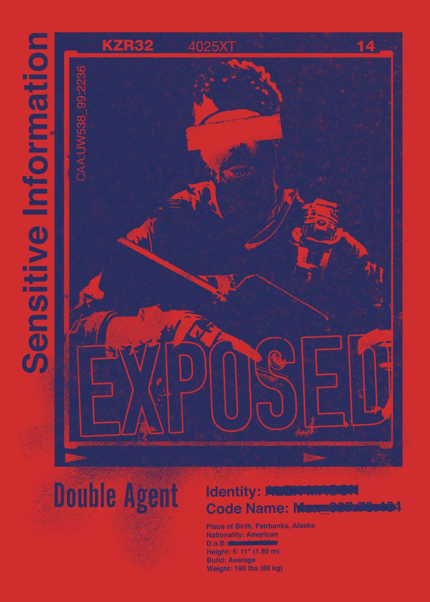 'Double Agent' Poster, picture, metal print, paint by Call of Duty ...