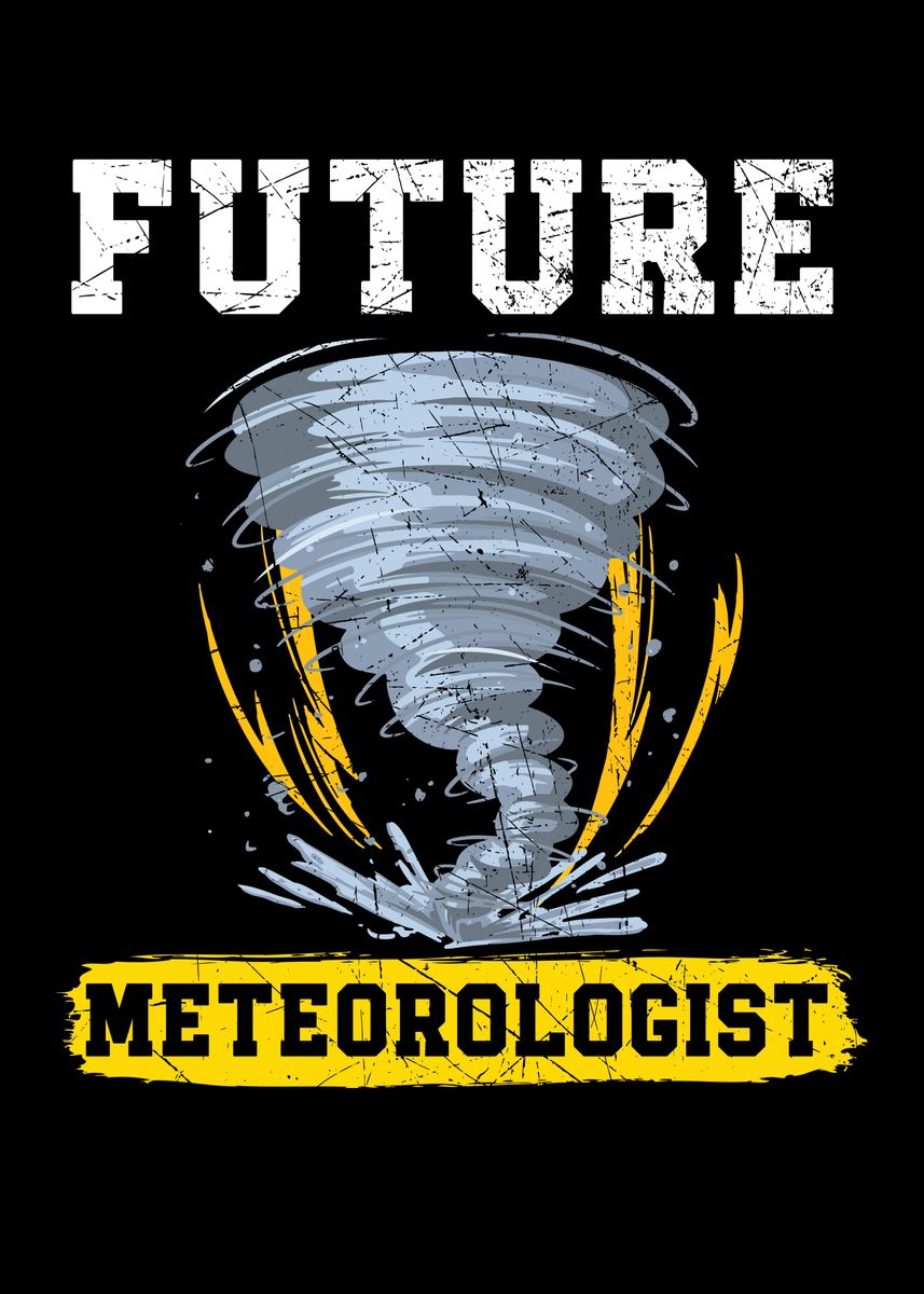 'Future Meteorologist' Poster, picture, metal print, paint by NAO ...