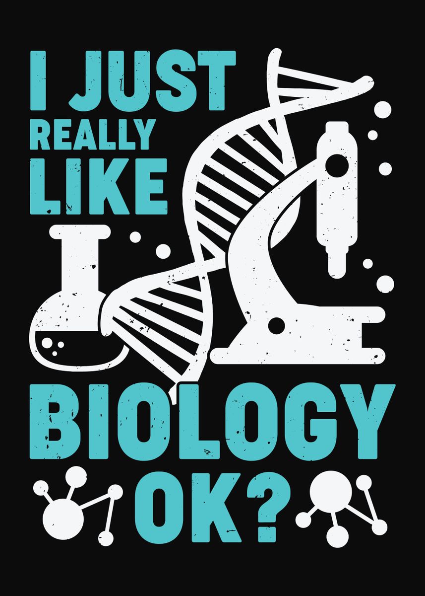 'Biology Biologist Design' Poster by Marcel Doll | Displate