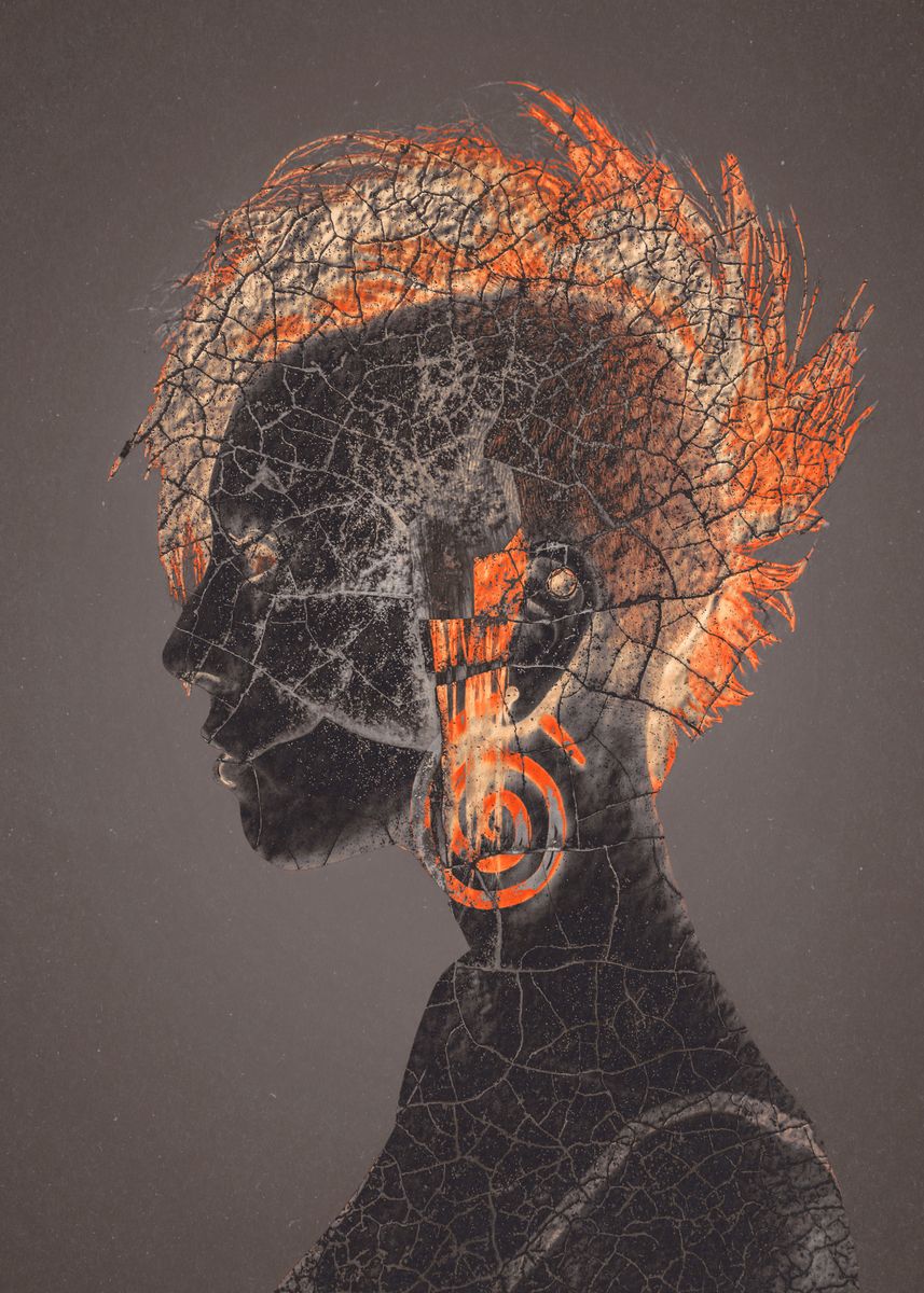 'PUNK FEAR' Poster, picture, metal print, paint by MOHAMMED ESSEGHIR EL ...