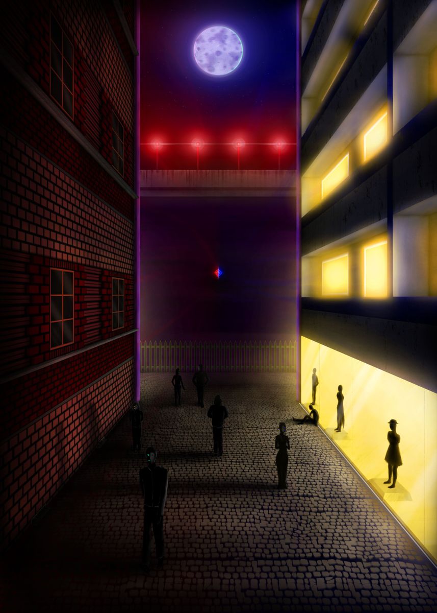 'Duality' Poster, picture, metal print, paint by NoNNee | Displate