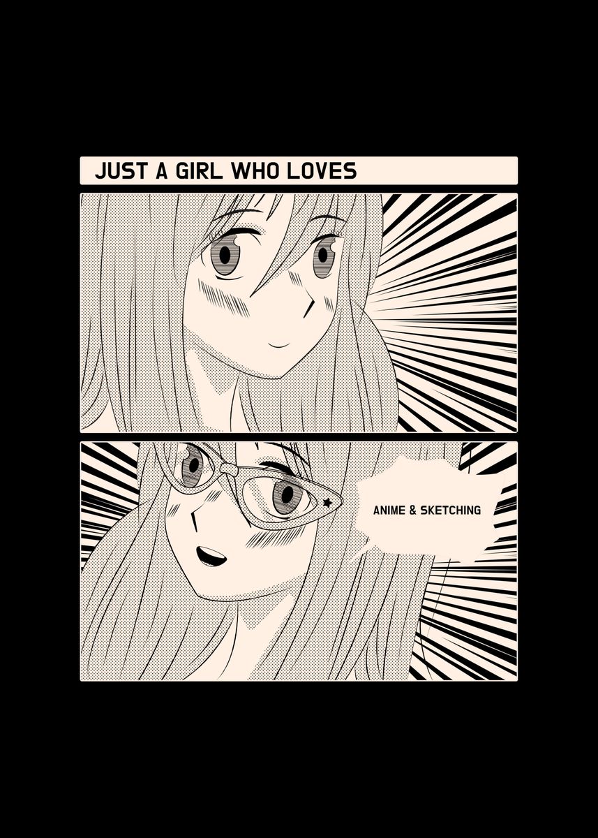 'Anime Manga Halftone ' Poster, picture, metal print, paint by Artbe ...