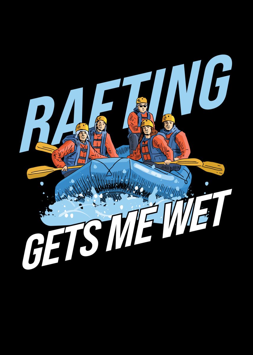 'Gets Me Wet' Poster, picture, metal print, paint by Mooon | Displate