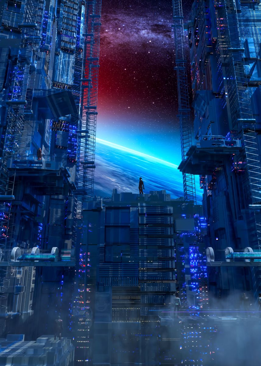 'Edge of the World' Poster, picture, metal print, paint by Diego The ...