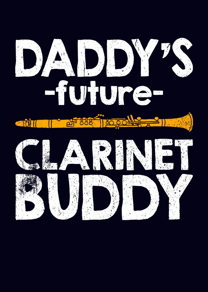 'Future Clarinet Buddy' Poster by MzumO | Displate
