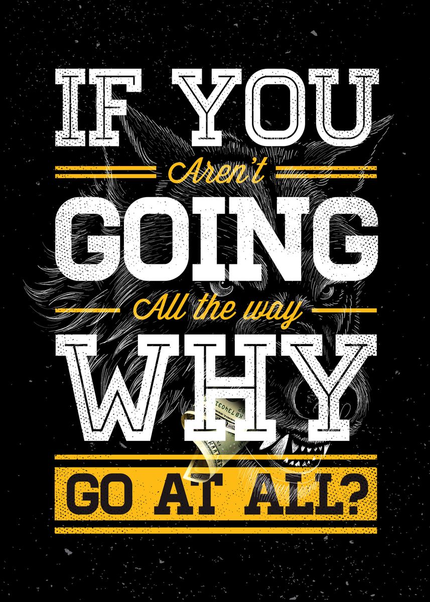 'Going All The Way' Poster, picture, metal print, paint by Zenz | Displate