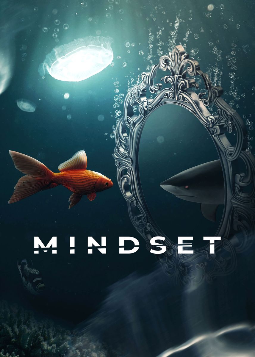 'Mindset' Poster, picture, metal print, paint by Zenzdesign | Displate