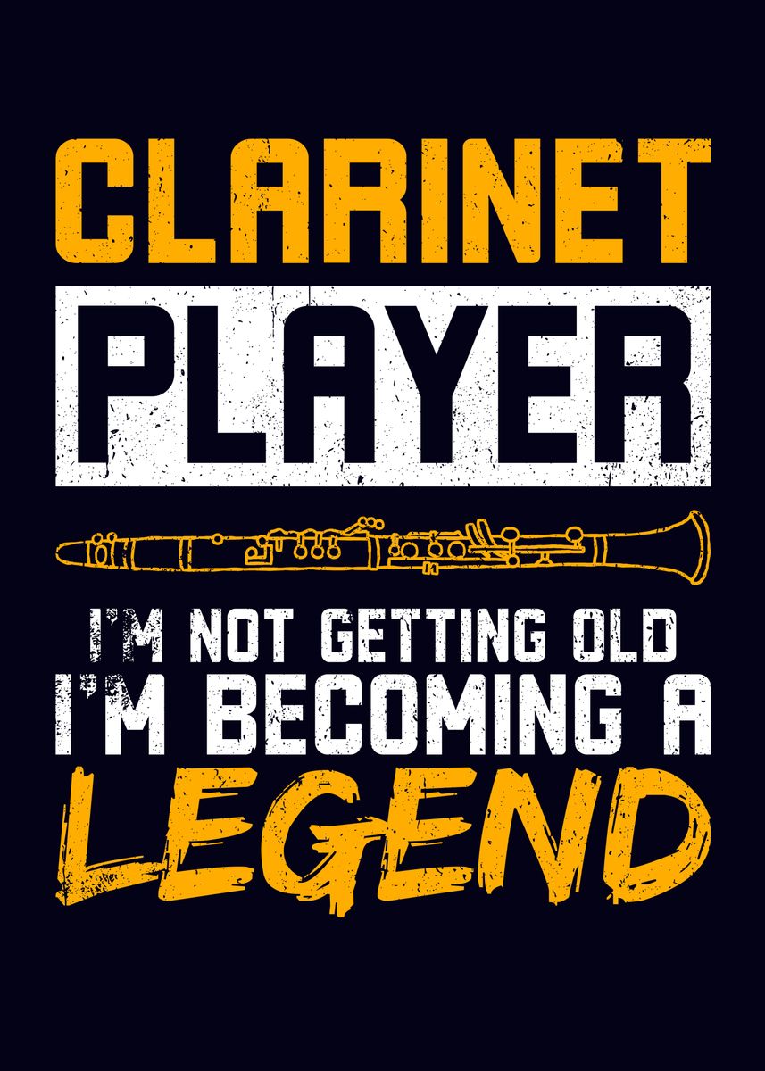'Clarinet Player Clarinet' Poster, picture, metal print, paint by MzumO ...