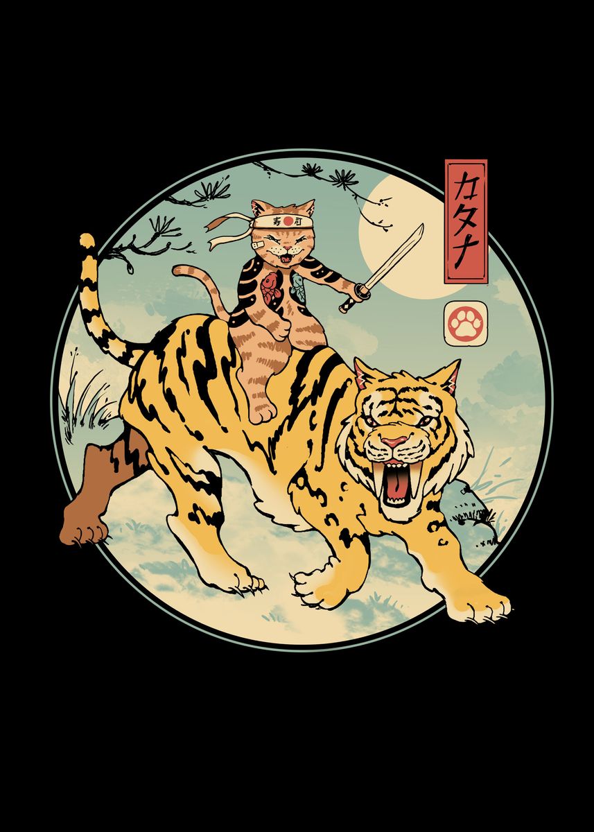 'Sabretooth Catana' Poster, picture, metal print, paint by vp trinidad ...