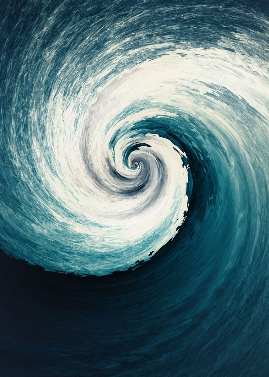 'Waveform' Poster, picture, metal print, paint by Thomas Raftsjö | Displate